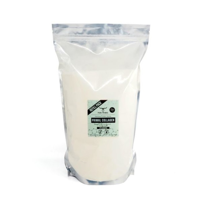 | Pure Primal Collagen - Hydrolyzed Protein Peptides - 1kg Refill Pack ...