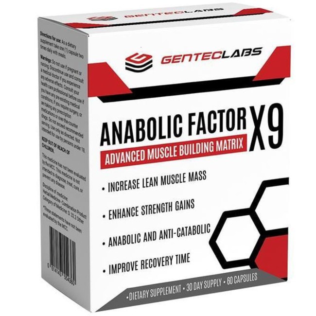 health-beauty-hygiene | Gentec Labs Anabolic Factor X9 - 60 Capsules ...