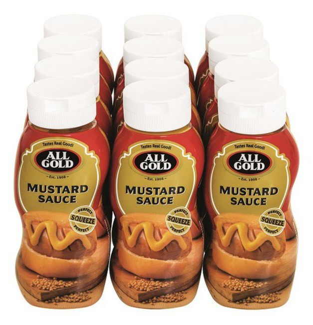 Compare Prices | All Gold - Mustard Sauce 12x500ml