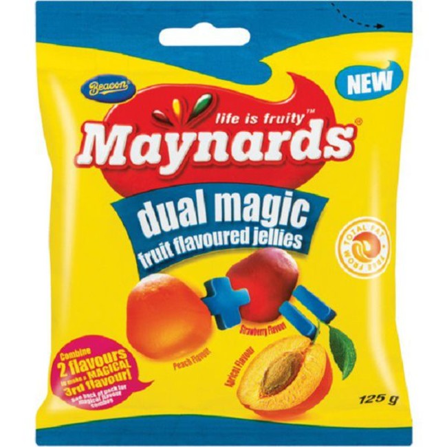 Compare Prices | Maynards - Dual Magic Fruit Flavoured Jellies 24x125g
