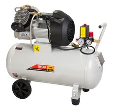 Compare Prices | Ryobi - 50 Litre Twin Head Compressor - 3HP